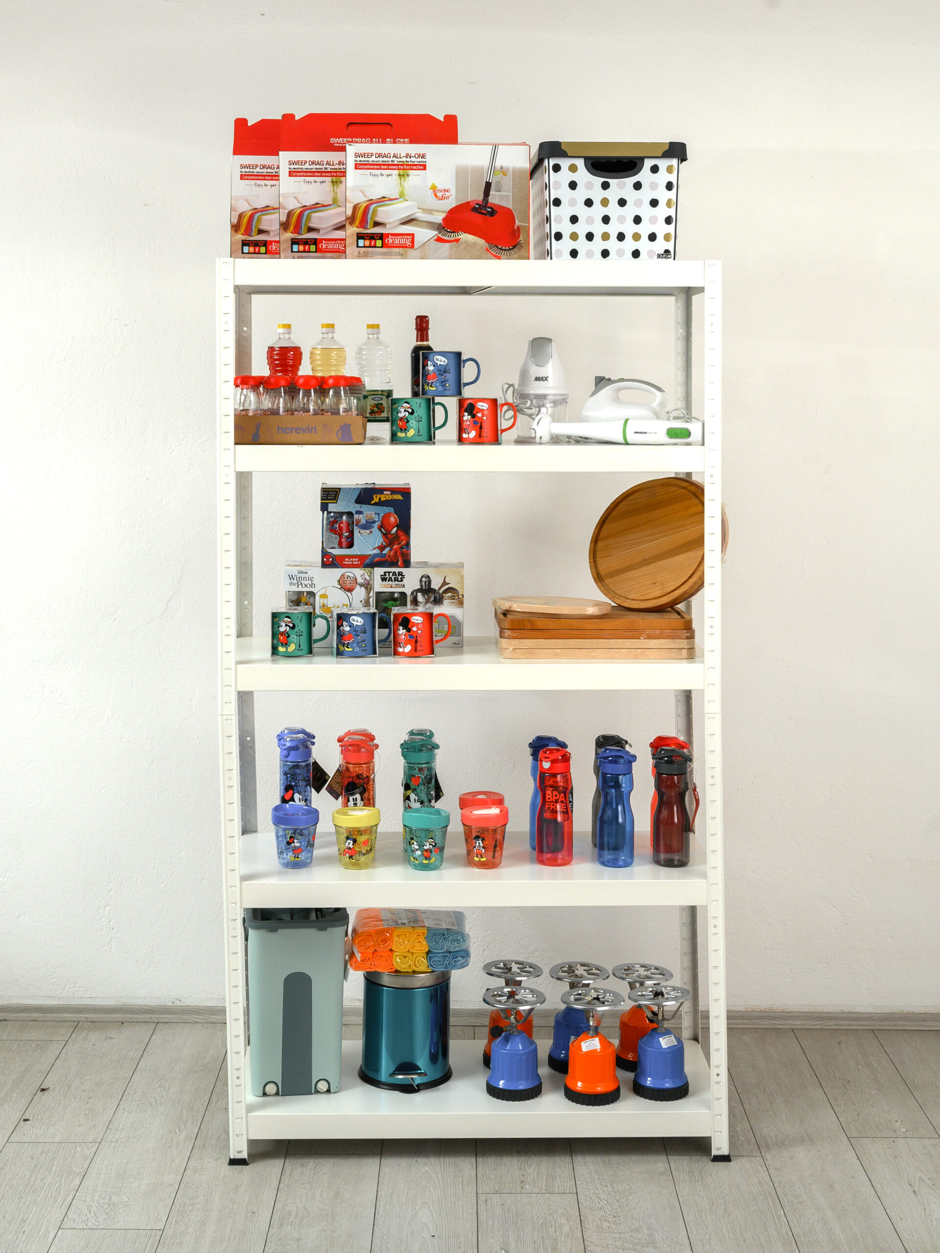 Metalna polica 180x100x40cm 5x130 kg - Metalne police